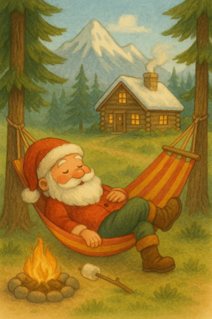 What Does Santa Do in the Summer? A July Vacation of Course!